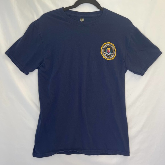authentic FBI | Shirts | Fbi Authentic Crewneck Short Sleeve Fbi Logo ...